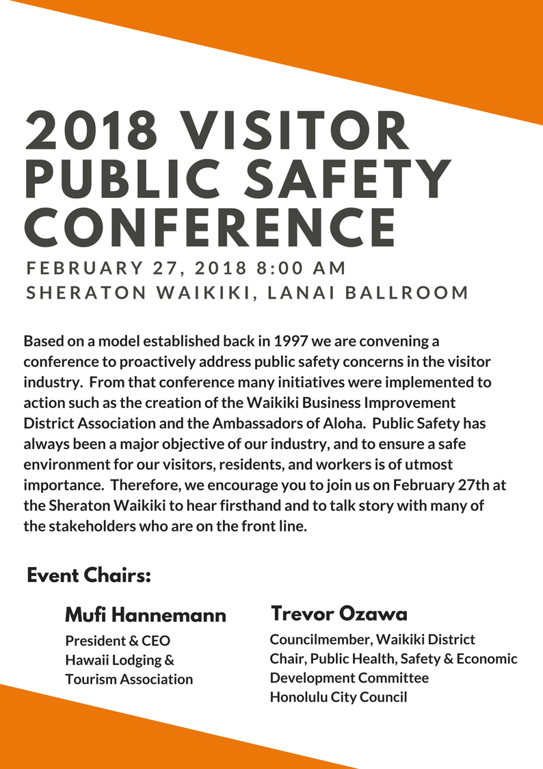 2018 Visitor Public Safety Conference | Hawaii Restaurant Association