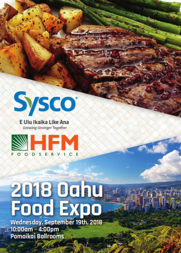 HFM-Oahu Food Expo Invitation 2018_001 | Hawaii Restaurant Association